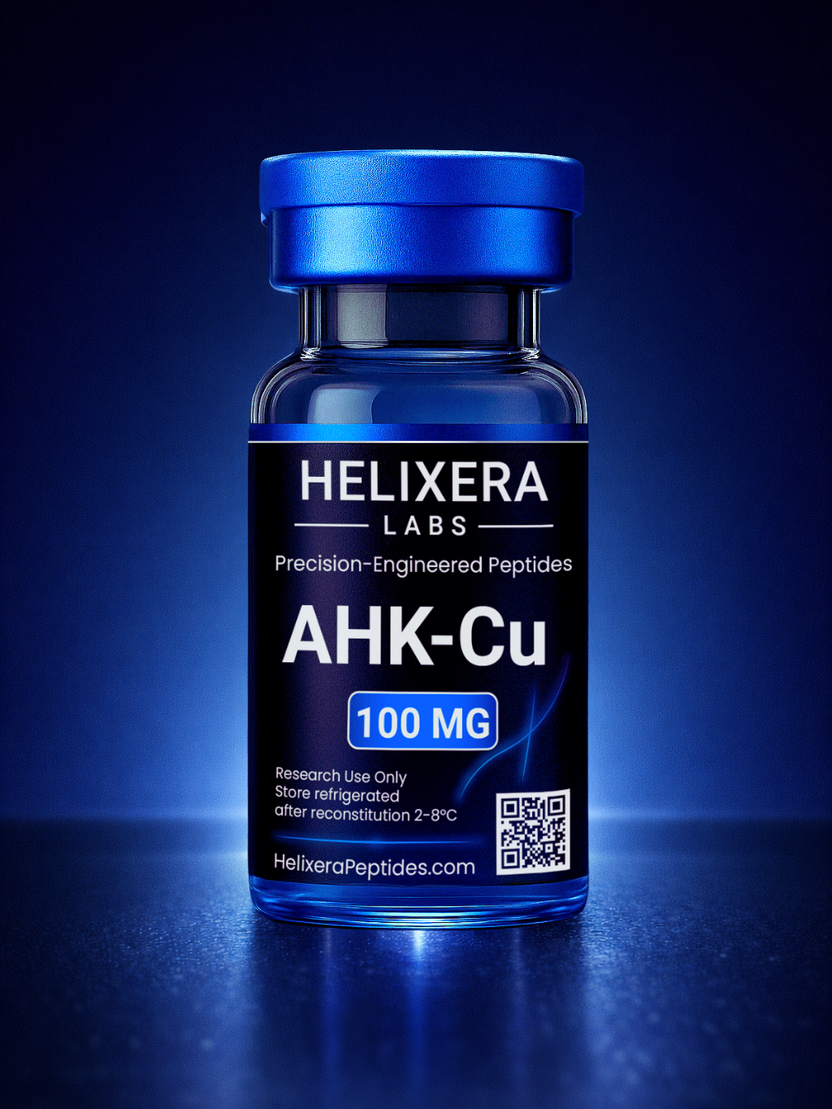 AHK-cu Peptide Vial 100mg - Research Grade | Helixera – Helixera Labs LLC